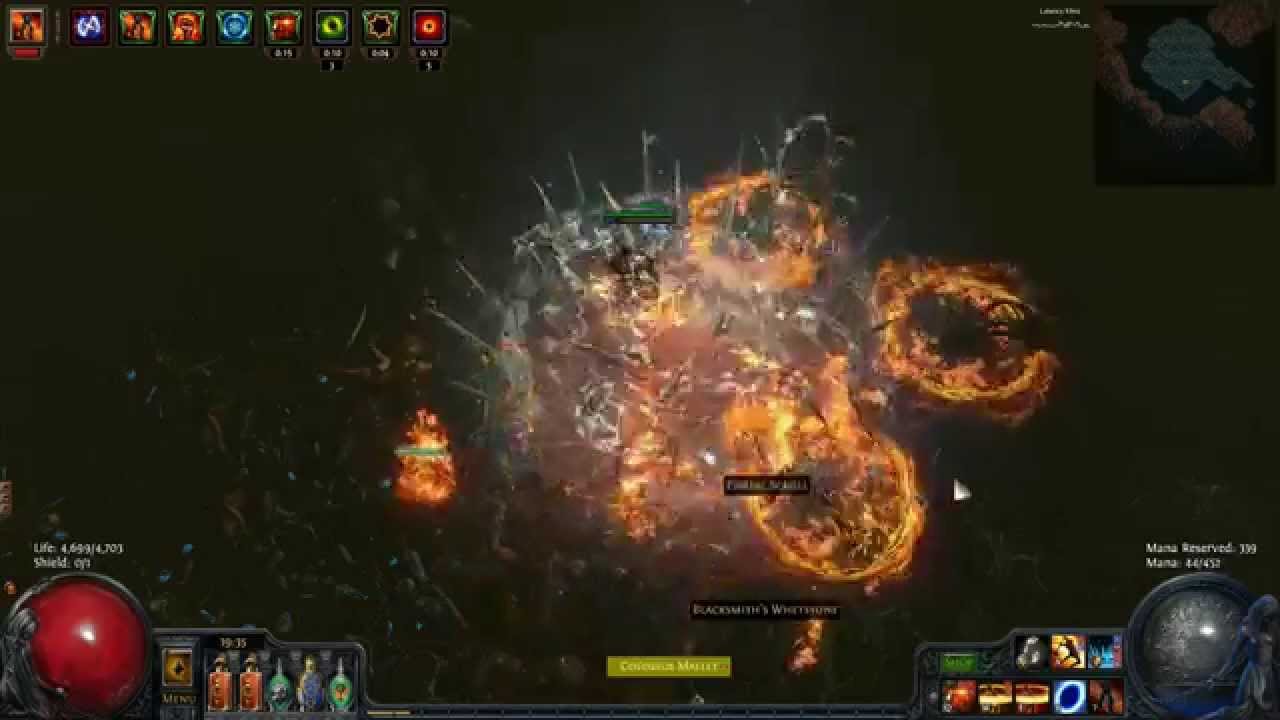 Path of Exile - Ice Crash Duelist Lv. 84 (The Awakening BETA) - YouTube