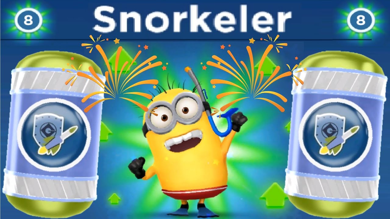 Despicable Me Minion Rush Snorkeler Level Up Costume gameplay walkthrough ios / android - YouTube