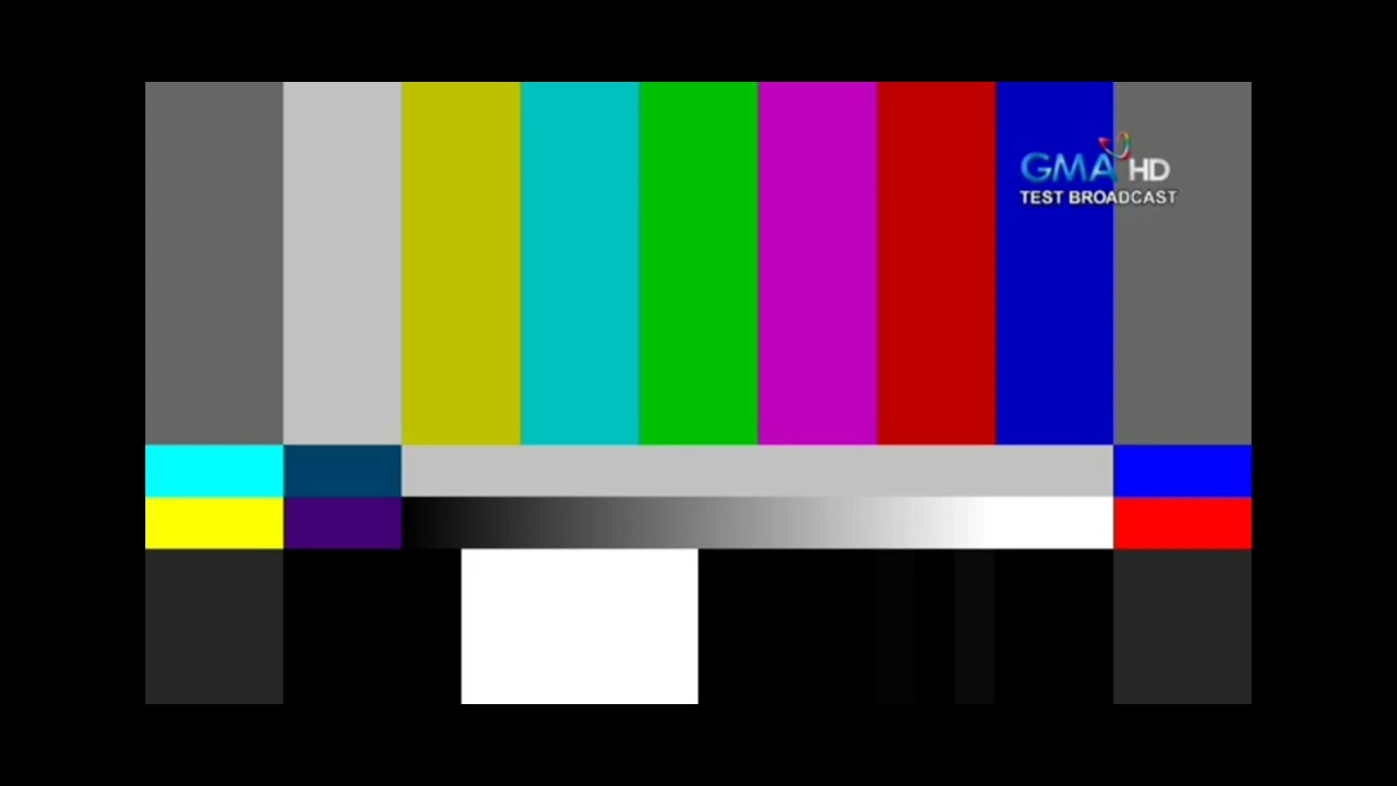 GMA HD Test Broadcast Test Card - YouTube