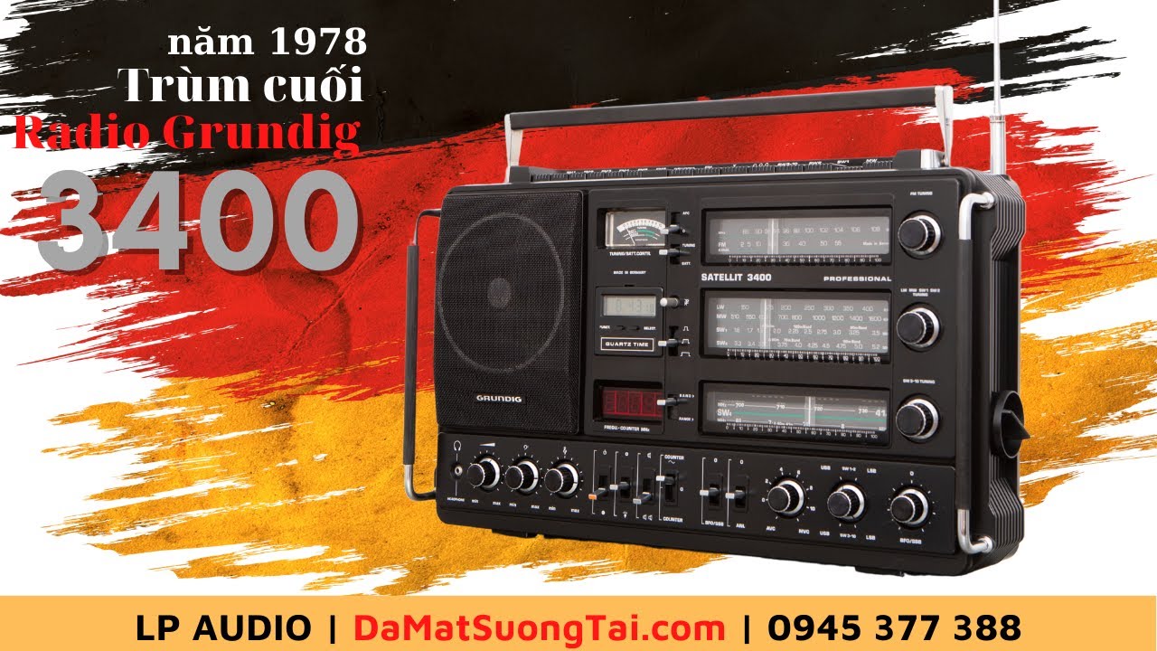 ĐẲNG CẤP ÔNG TRÙM radio GRUNDIG SATELLIT 3400 giá 14tr || LP AUDIO ...