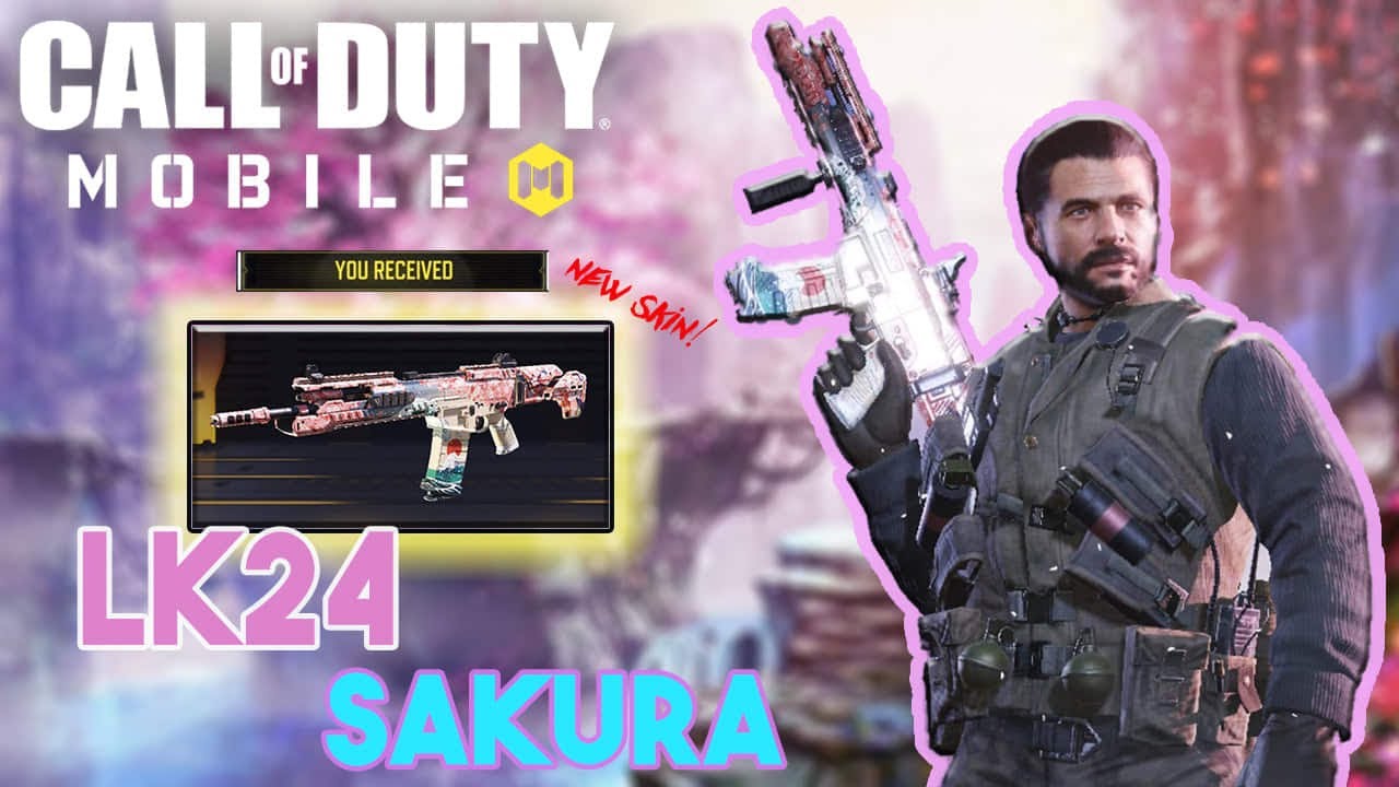 NEW LIMTED LK 24 SAKURA CAMO! Call of Duty: Mobile - YouTube