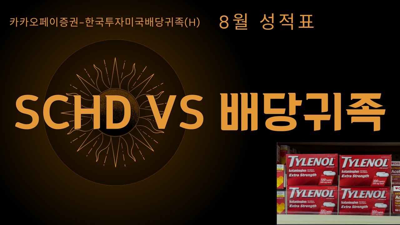 SCHD VS 배당귀족 최근1년성과 Good!! 하지만... - YouTube