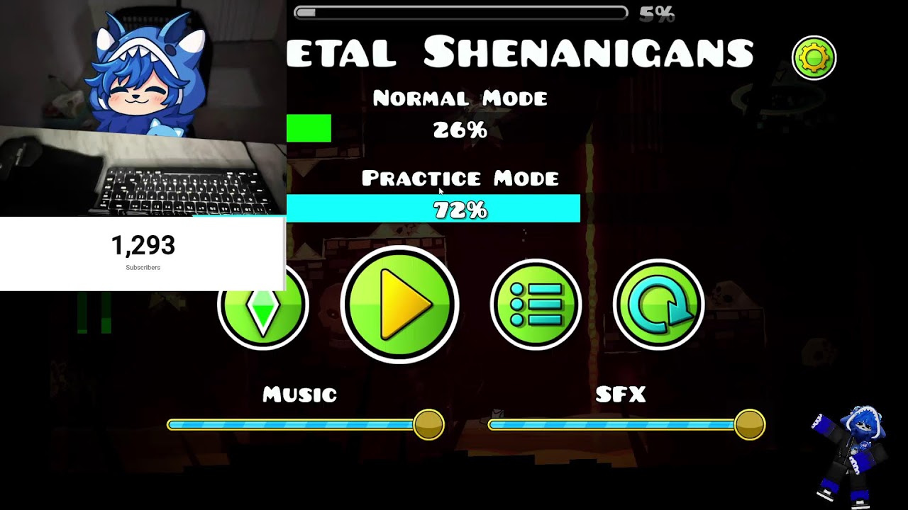 NOT ENDING STREAM UNTIL I BEAT THIS INSANE GD LEVEL! - YouTube