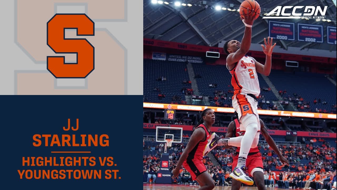 Syracuse's JJ Starling Put The Orange On His Back In Win Over YSU - YouTube