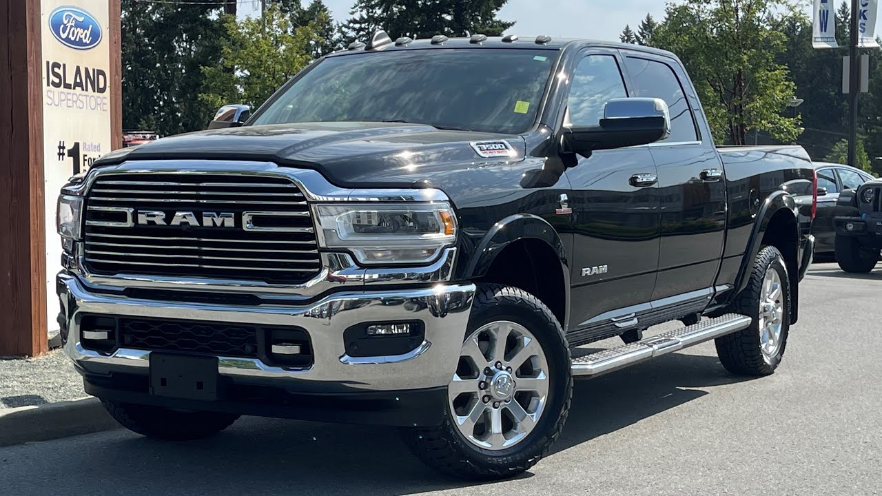 2019 Ram 3500 Laramie + Moonroof, Air Rode, NAV Review | Island Ford ...