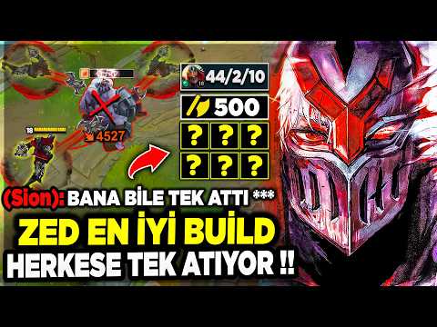 1 ULTİ = 3 KİLL ZED !! 44 KİLL EFSANE ZED VİDEOSU !!