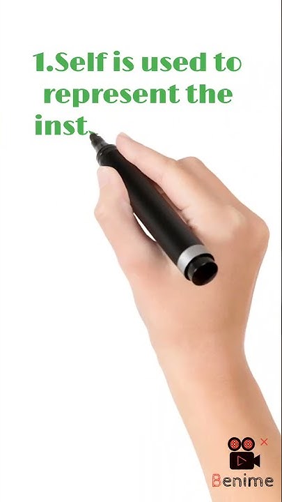 What is self parameter in Python|| Self parameter ||#selfparameter # ...