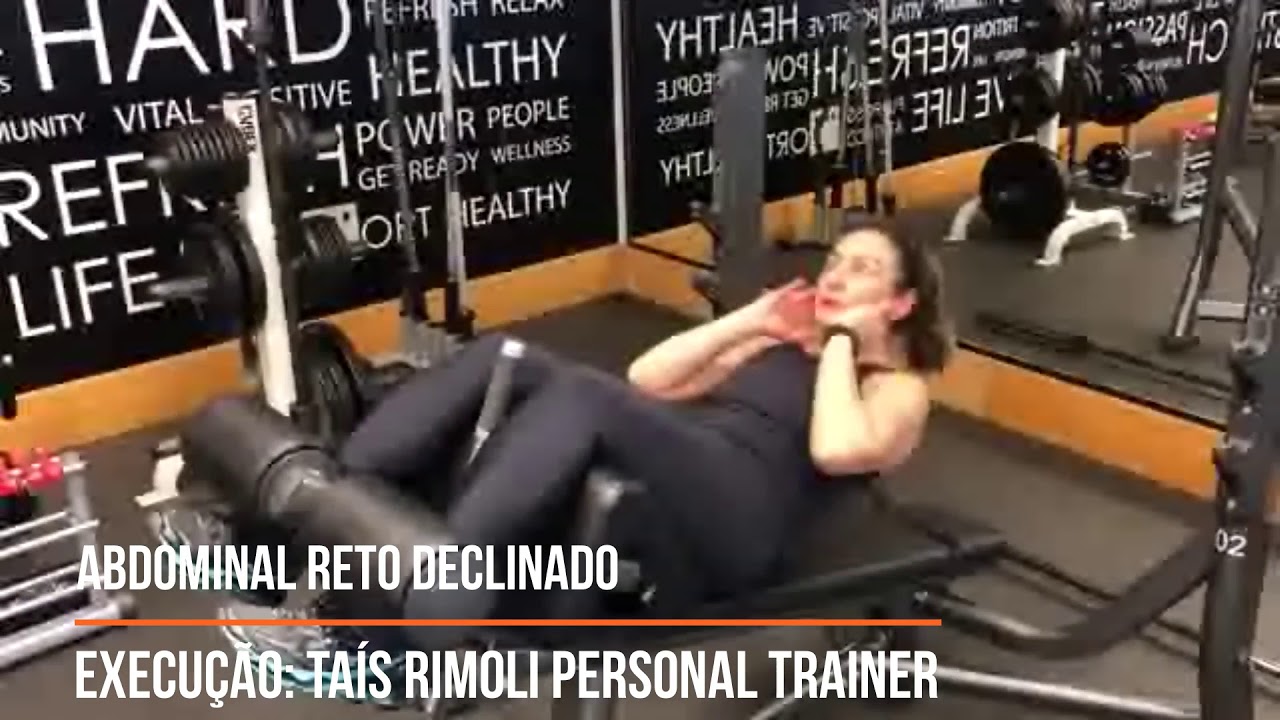 Abdominal Reto declinado - YouTube