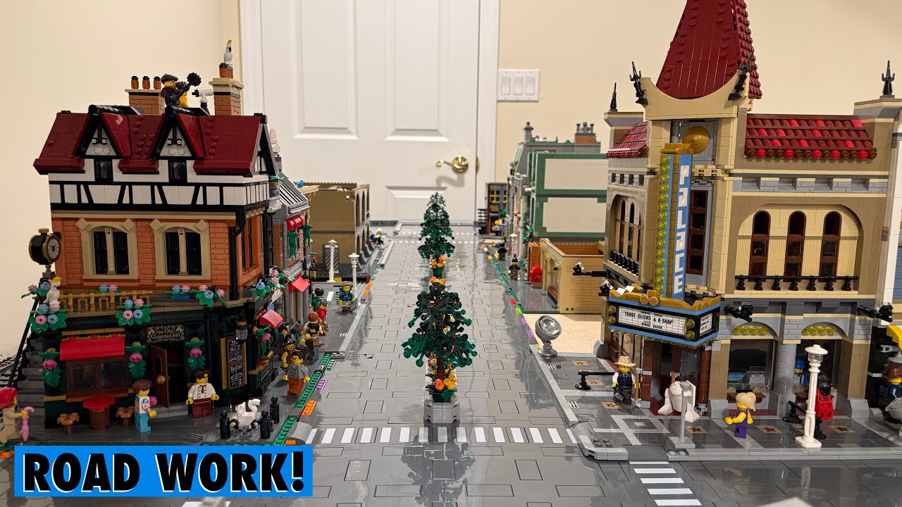 Working On The Roads In The LEGO City! - YouTube