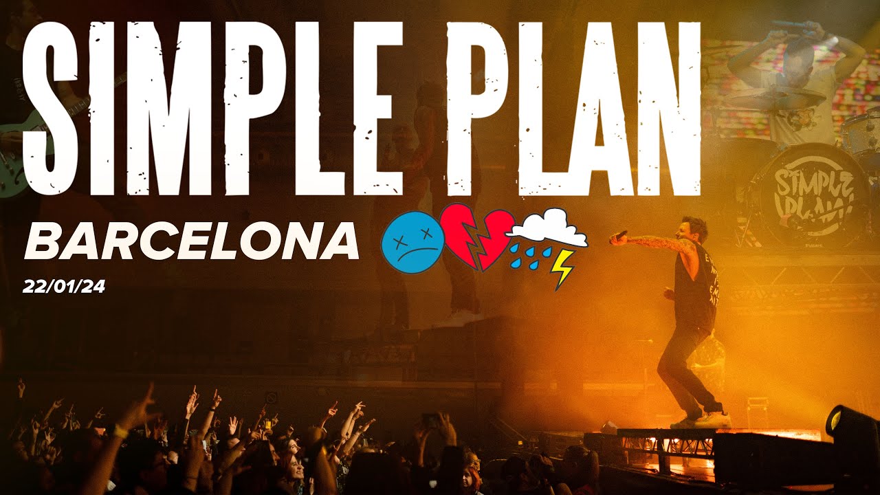 SIMPLE PLAN LIVE 2024 BARCELONA - YouTube