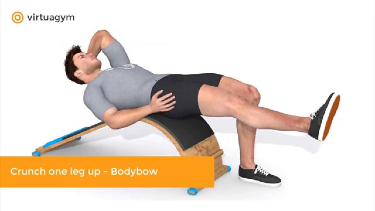 Crunch One Leg Up - Bodybow - YouTube