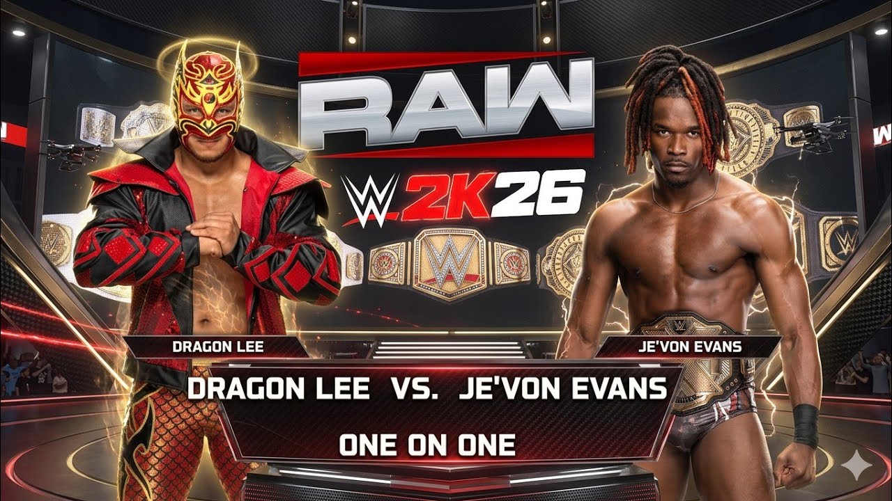 IRON MAN CLASSIC! DRAGON LEE vs JEVON EVANS – WWE 2K25 - YouTube