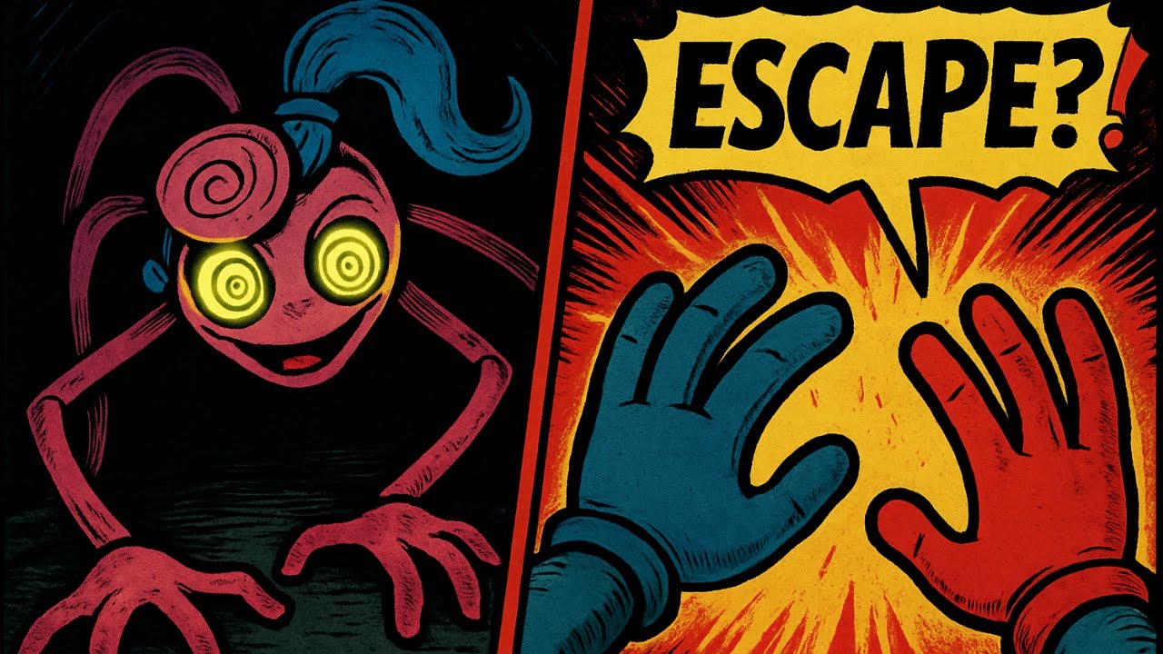 ESCAPE or DIE?! Mommy Long Legs Horror Comic POV - YouTube