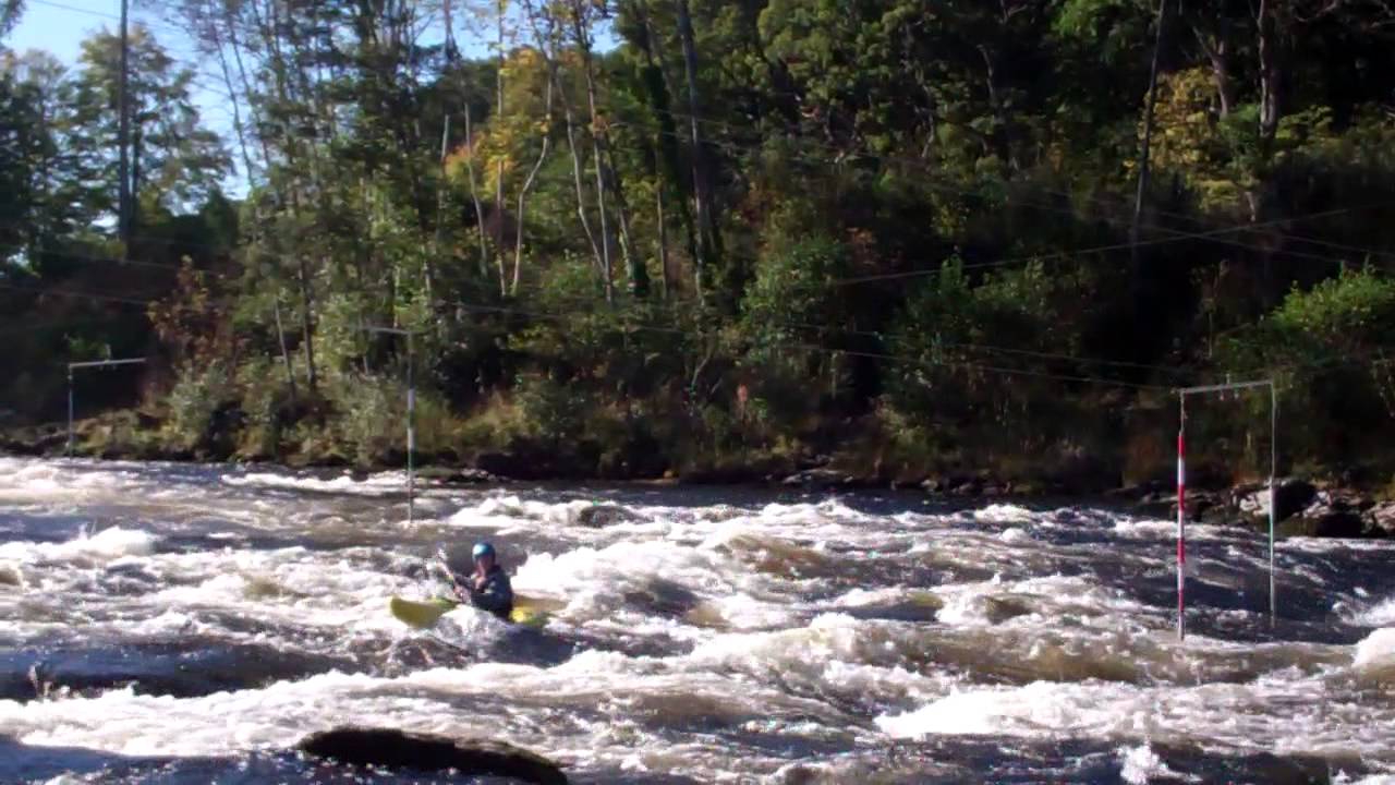 Autumn White Water Slalom Kayaking Canoeing River Tay Grandtully ...