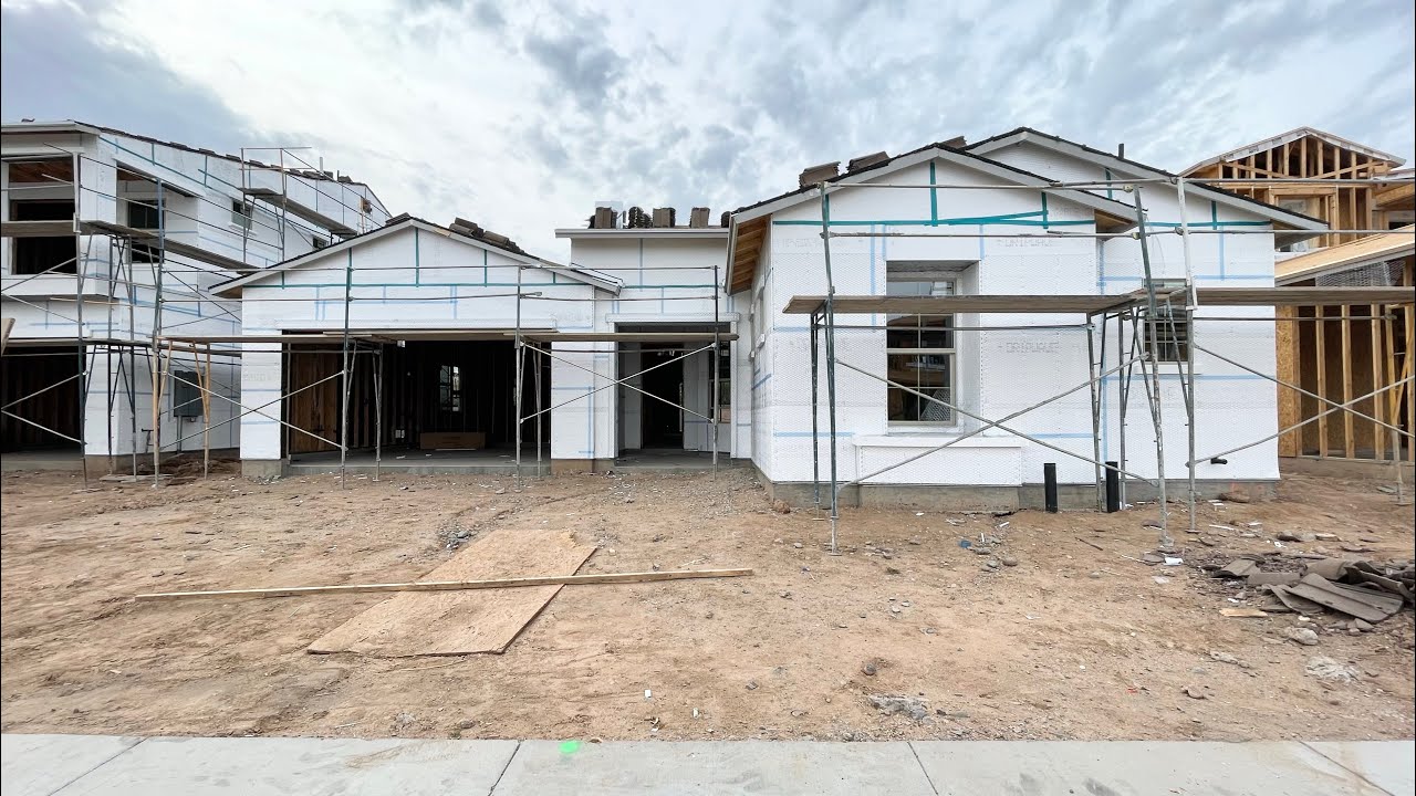 Exterior foam insulation NEW HOME in GLENDALE, ARIZONA - Taylor ...