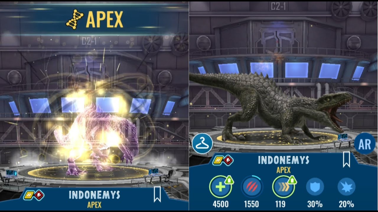 NEW APEX ***INDONEMYS*** - Jurassic World Alive - YouTube