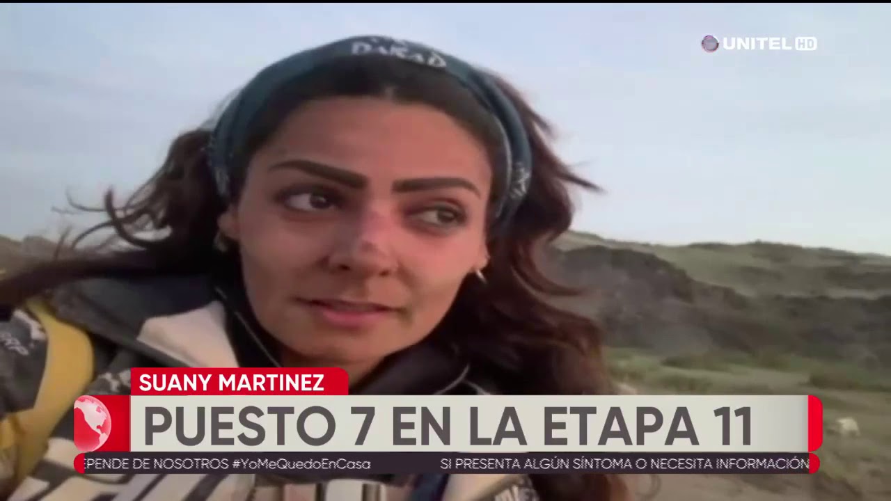 Suany Martínez tuvo un repunte importante en el Dakar - YouTube