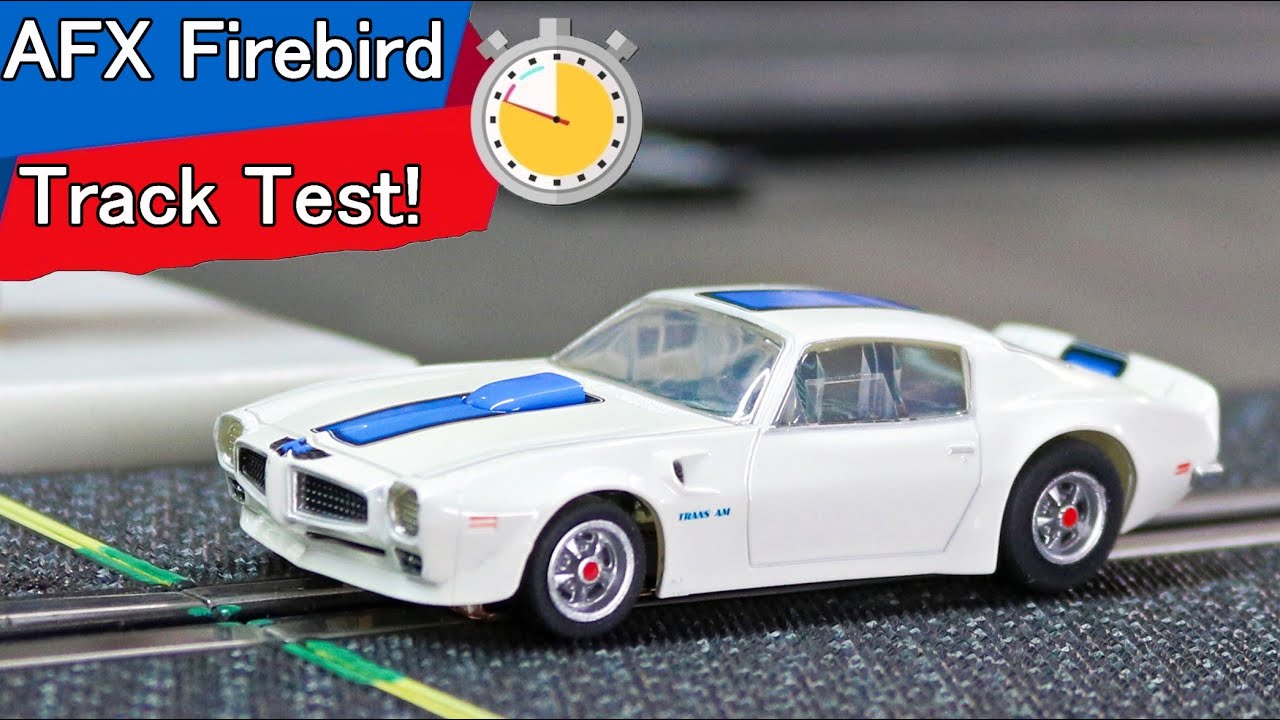 AFX Firebird Trans Am TRACK TEST Is it faster than my red one? - YouTube