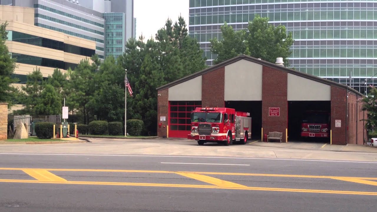 Dekalb Co. Fire & Rescue Engine 1 & Rescue 1 Responding (EQ2B/Airhorns ...