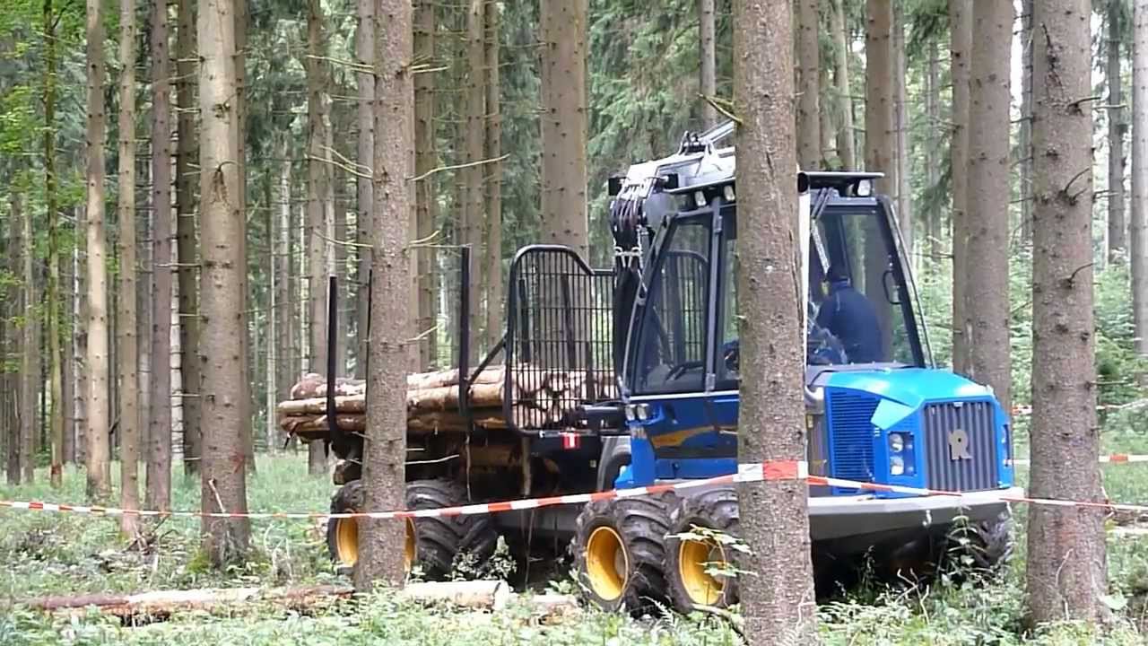 Rottne F10b @ KWF - YouTube