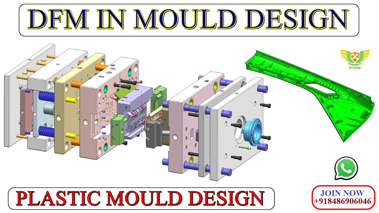 DFM IN PLASTIC MOULD DESIGN | MOULD DESIGN TUTORIAL DFM | INJECTION ...
