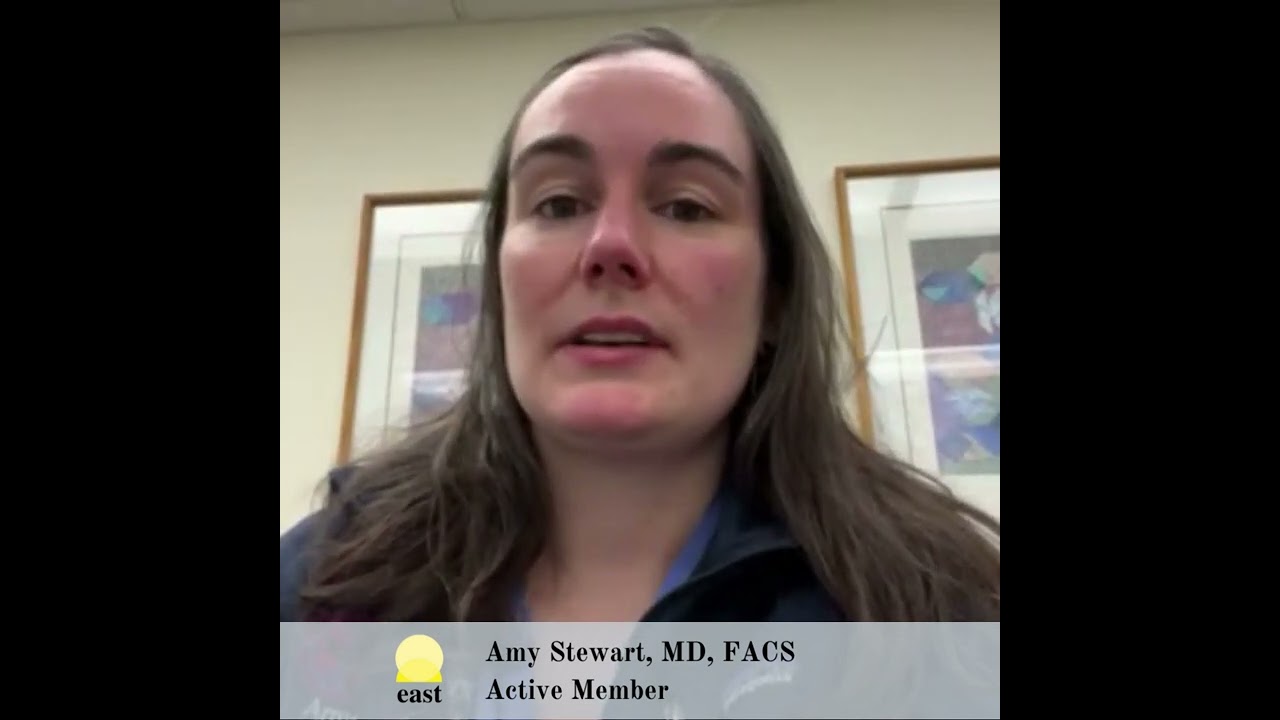 Dr. Amy Stewart on being an Active EAST Member - YouTube