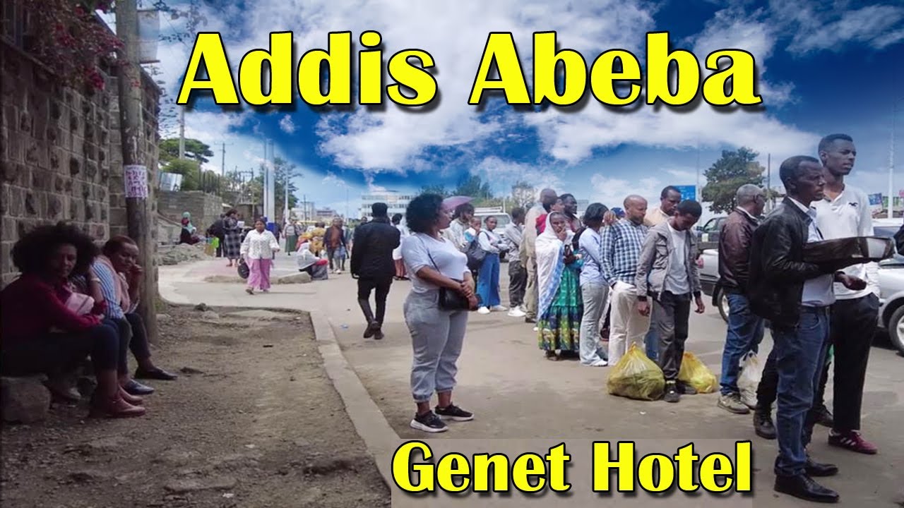 Walking Downtown Genet Hotel to kera Addis Ababa Ethiopia ET #2023 ...