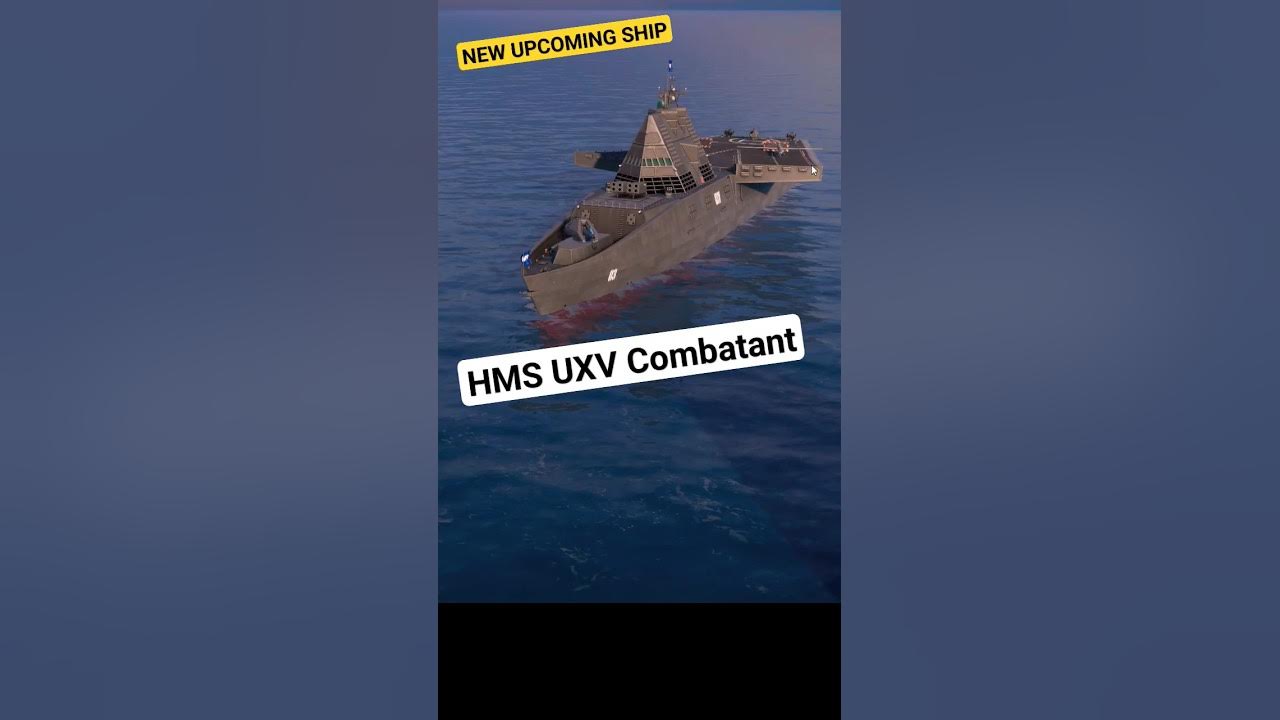 HMS UXV Combatant in Modern Warships #shorts - YouTube