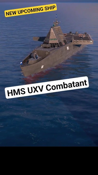 HMS UXV Combatant in Modern Warships #shorts - YouTube