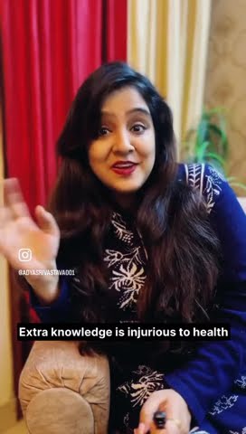Extra knowledge is injurious to health - YouTube