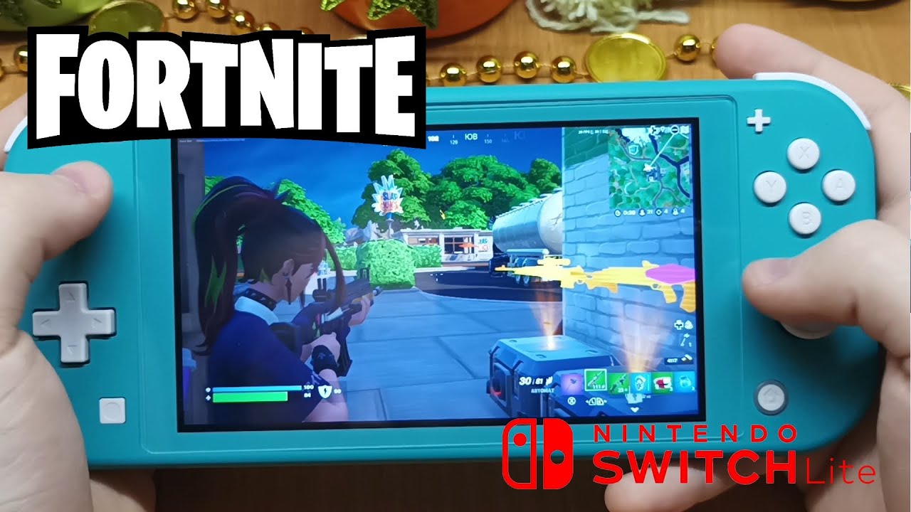Fortnite on Nintendo Switch Lite #6 - YouTube