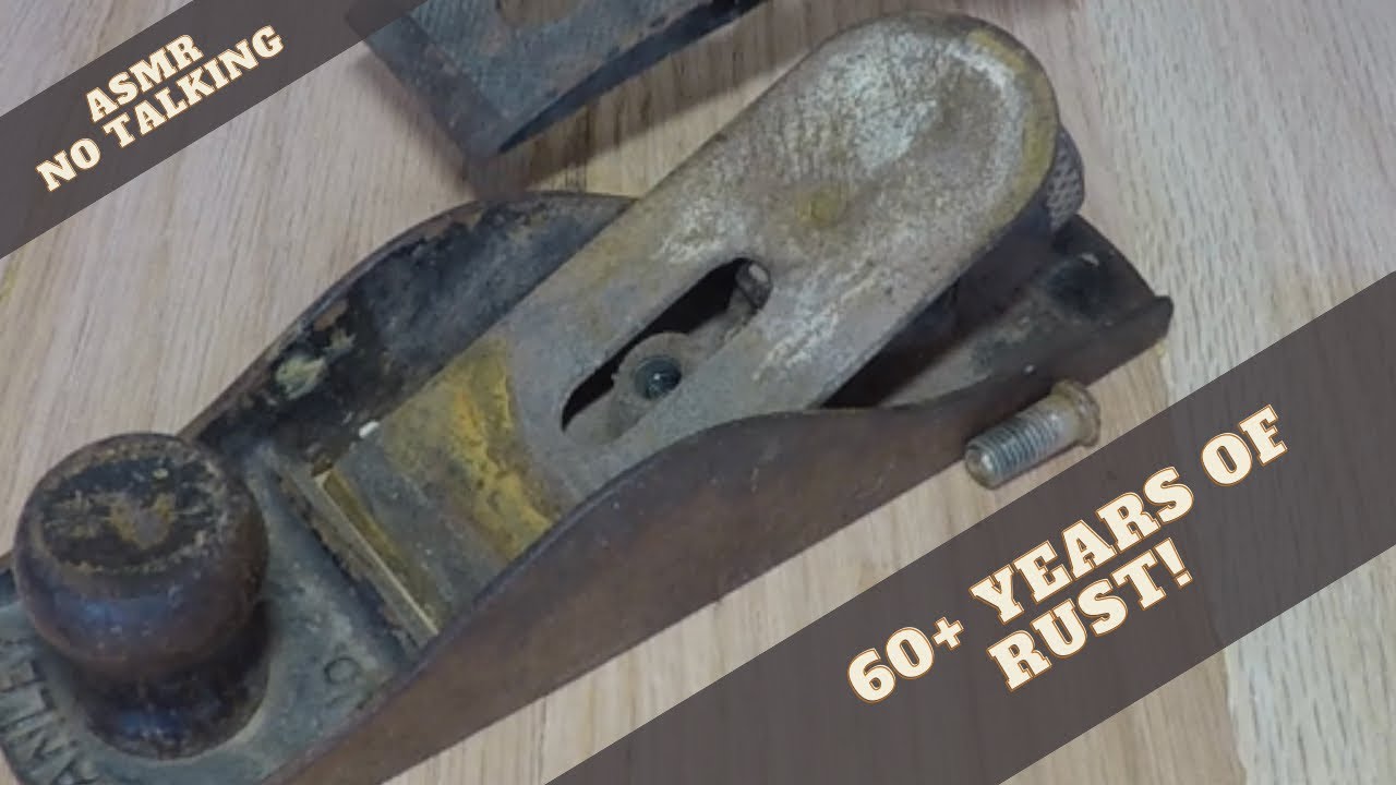 How To Restore A Rusty Old Block Plane || Tool Restoration - YouTube