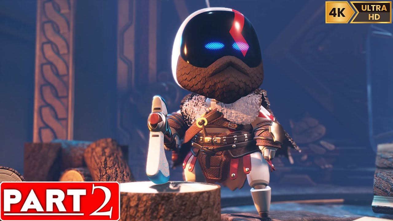 Astro Bot Gameplay Walkthrough Part 2 - Kratos Level (FULL GAME) - PS5 ...