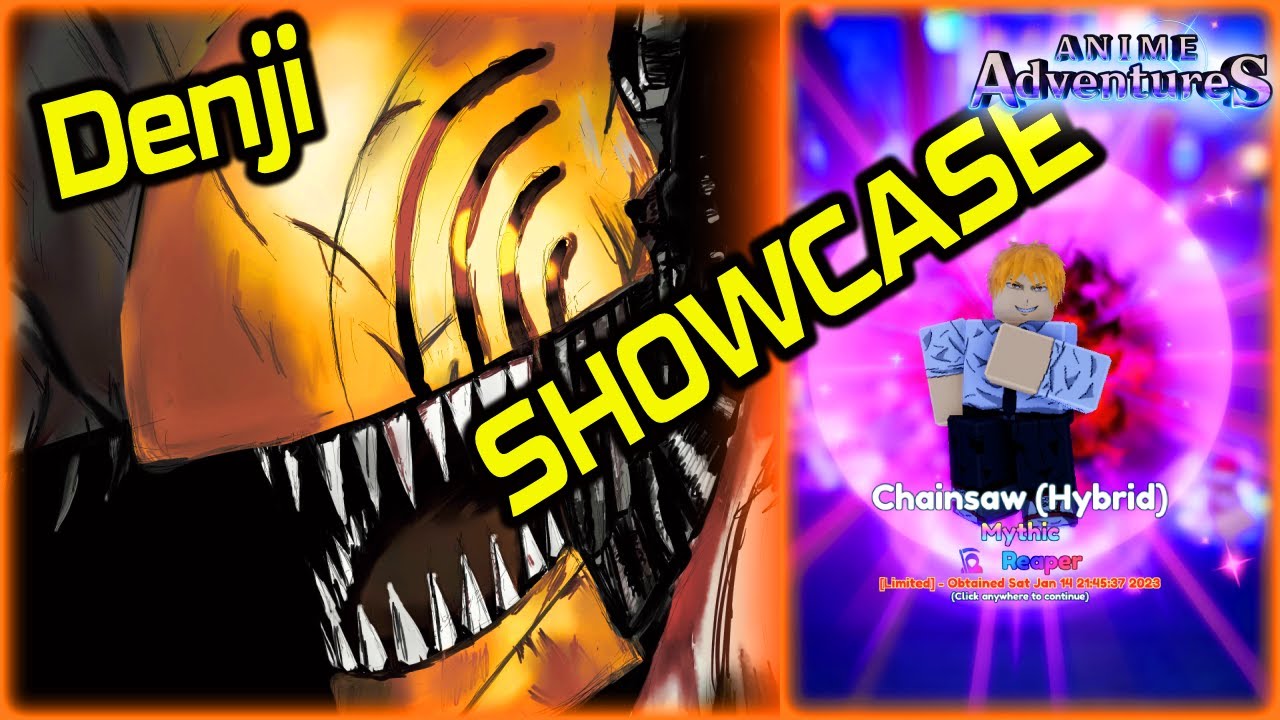 DENJI CHAINSAW EVO Y NO EVO SHOWCASE - ROBLOX - ANIME ADVENTURES ...