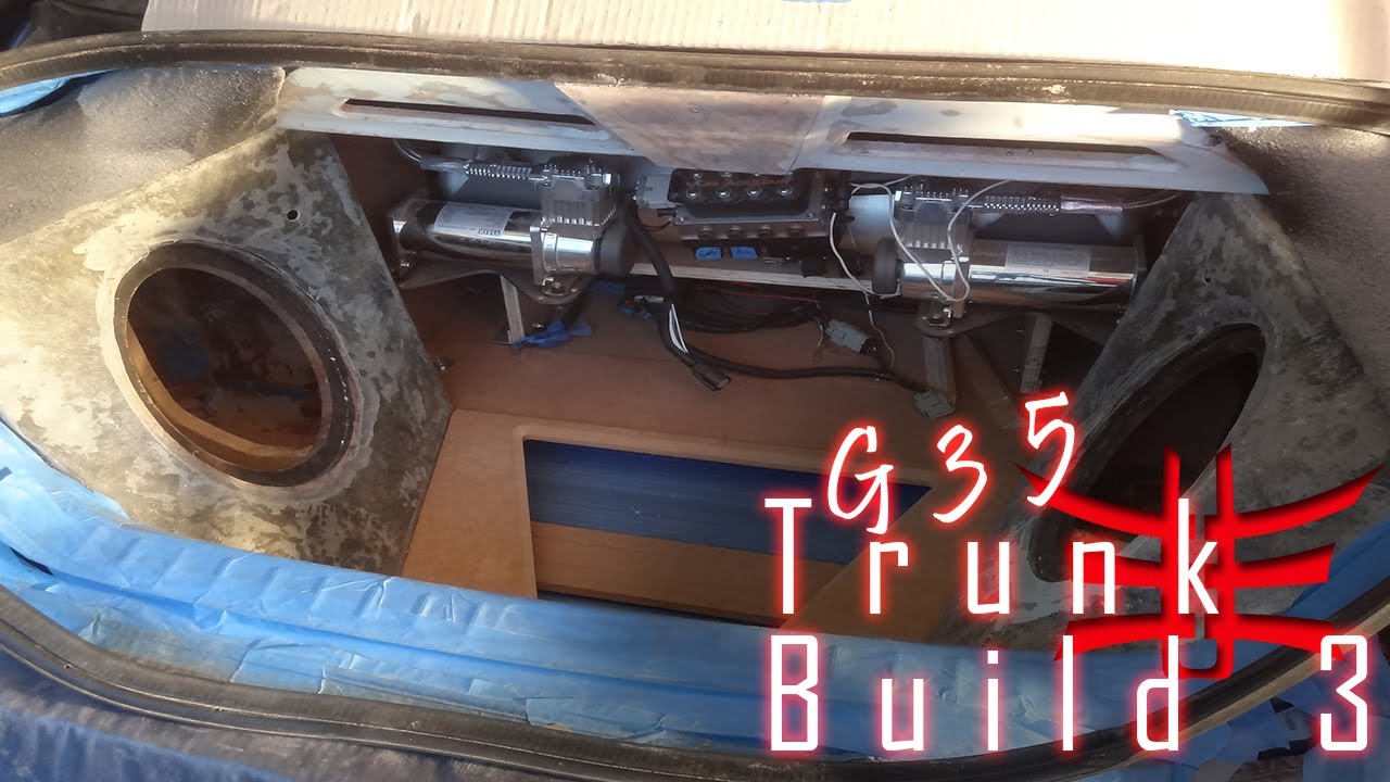 Focal VIP Infiniti G35 - Trunk Build Part 3 - YouTube