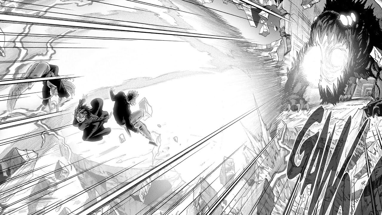 Bang, Bomb and Fubuki vs Overgrown Rover | One-Punch Man - YouTube