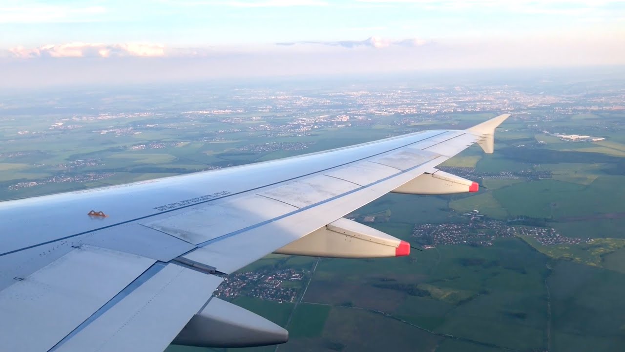 British Airways Airbus A320 | Breathtaking Sunset Landing in Prague ...