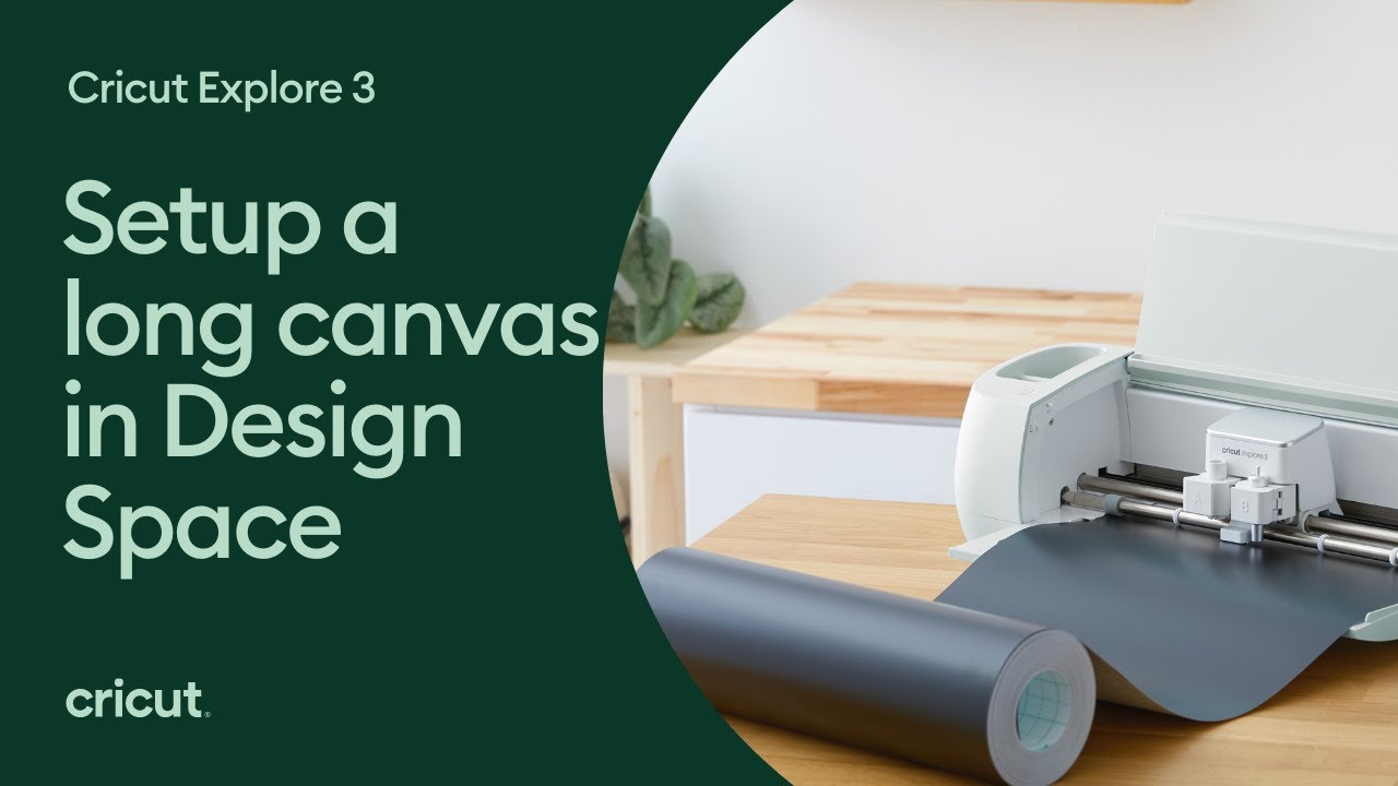 How to setup a long canvas in Design Space - YouTube
