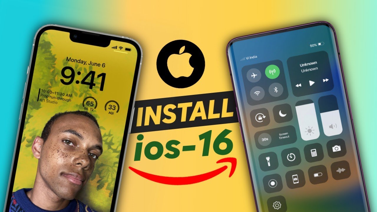 how to install iphone 14 Pro Max in any android phone || install iOS 16 ...