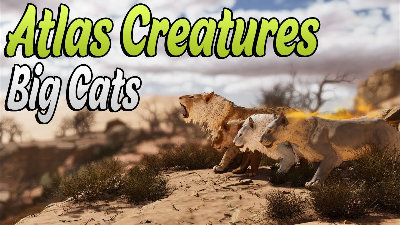 3 Neue Großkatzen bekommt ihr mit der Mod Atlas Creatures: Big Cats ...