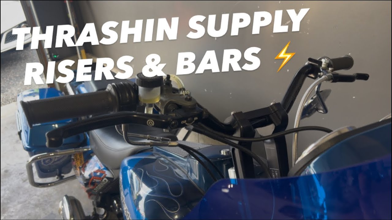 THRASHIN SUPPLY RISERS & AGGRESSIVE BARS - YouTube