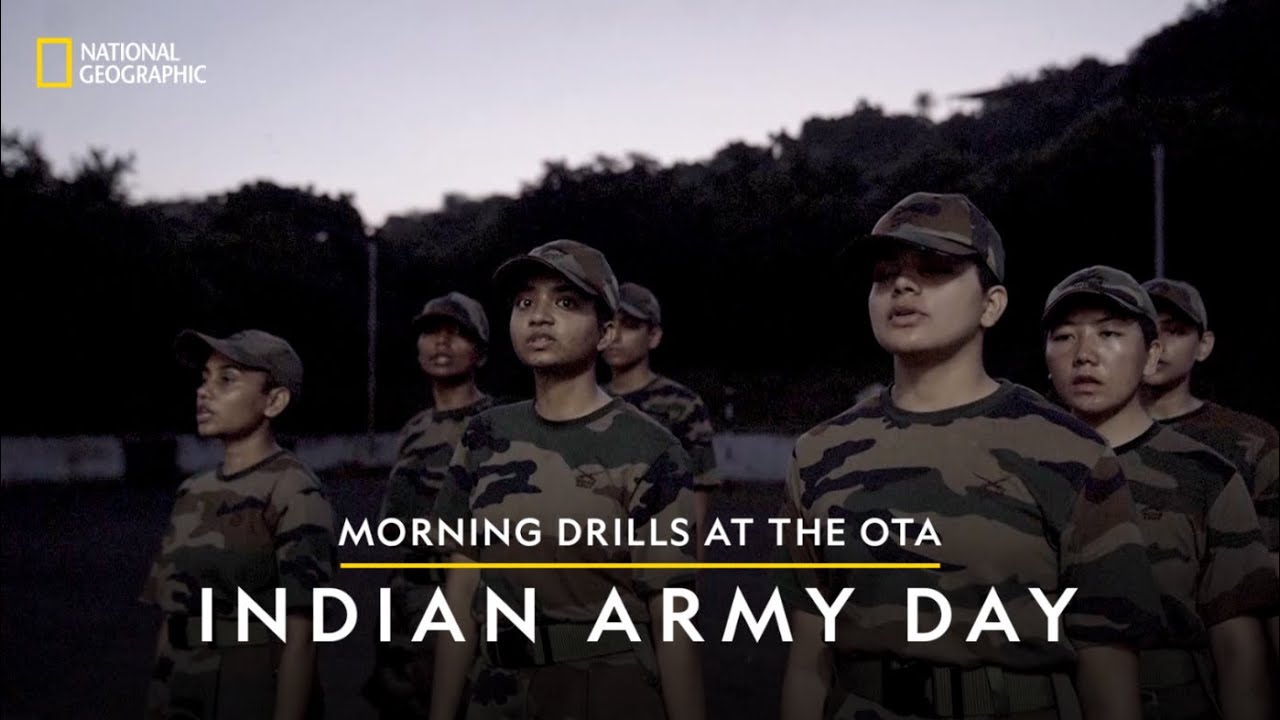 Morning Drills at The OTA | Indian Army Day | National Geographic - YouTube