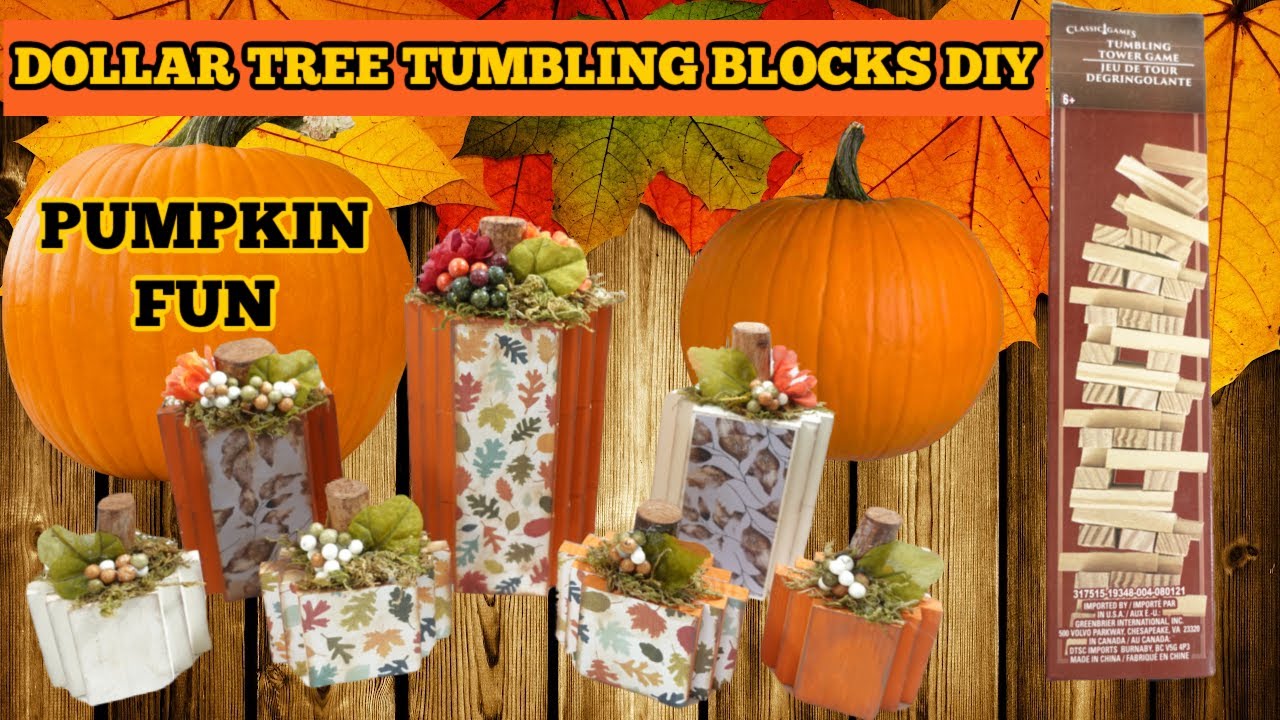 Dollar Tree Tumbling Blocks Diy - An Easy And Fun Project For The Whole ...