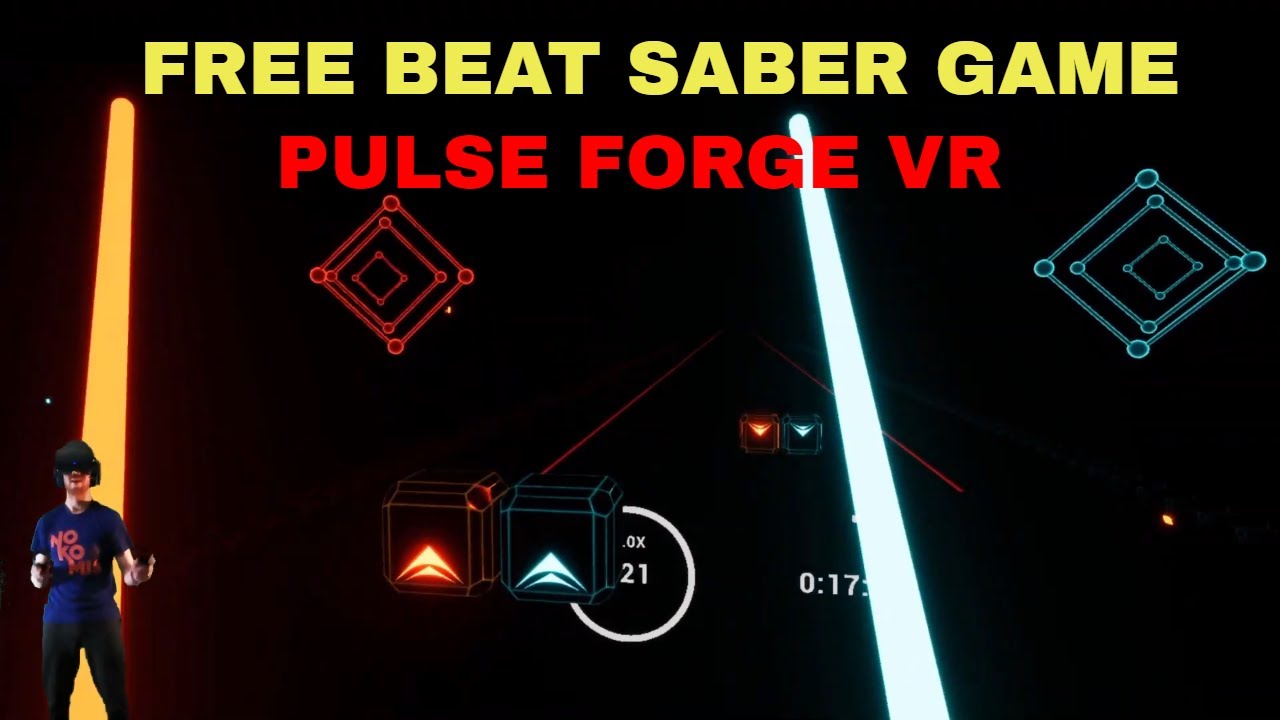 Pulse Forge VR - Like Beat Saber But Free!!! Is It As Good??? - YouTube