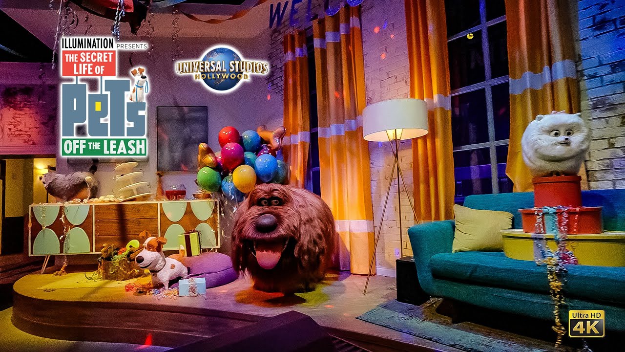 The Secret Life of Pets Off the Leash On Ride 4K POV Universal Studios ...