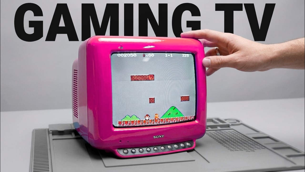 I Restored a 40-Year-Old Mini TV into the Ultimate Retro Gaming Console ...