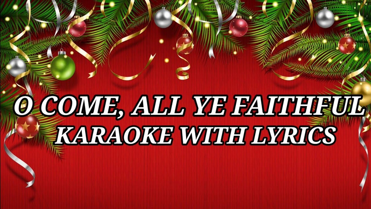 O Come All Ye Faithful (Epic Music)|| Instrumental With Lyrics ...