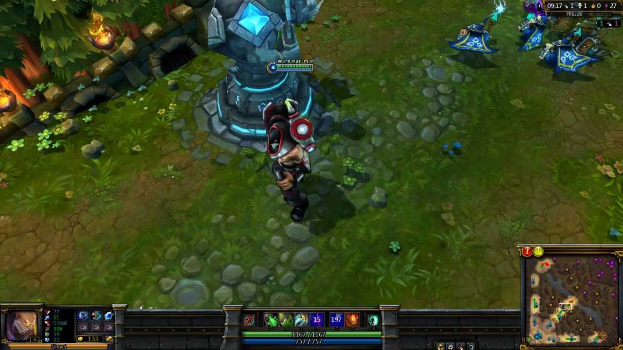 Augmented Singed Skin Spotlight - YouTube