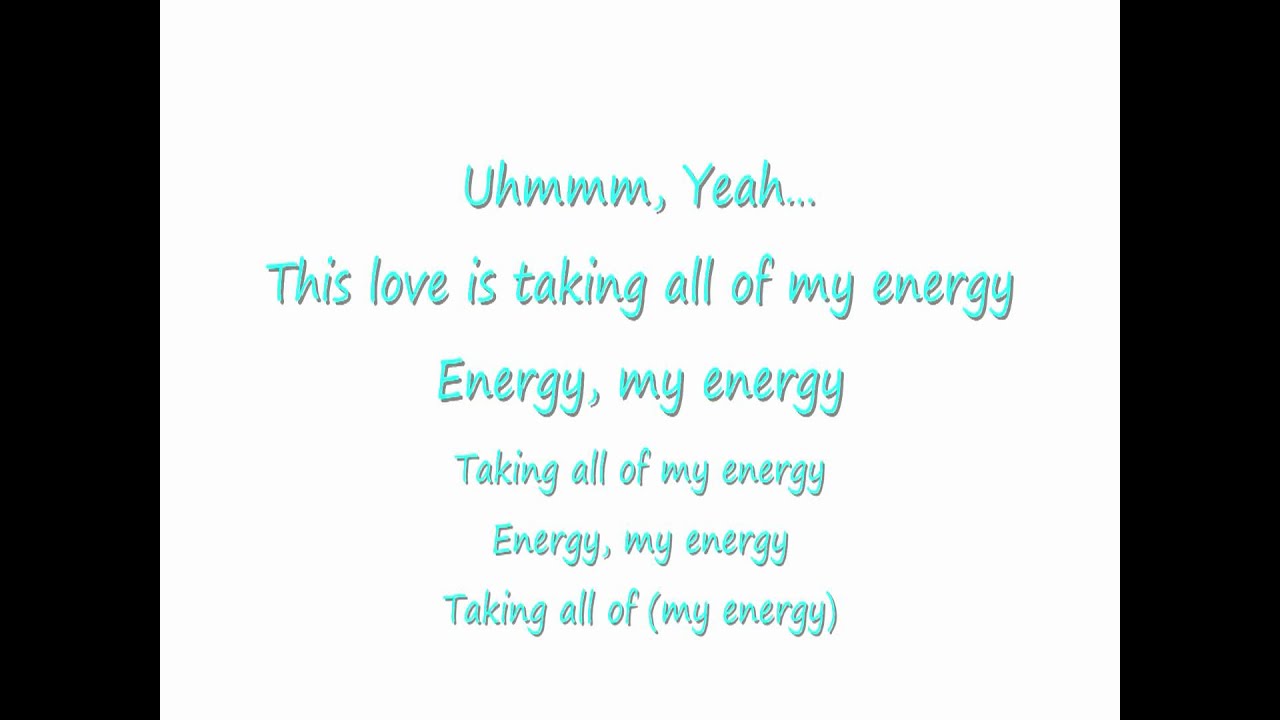 Lyrics For Keri Hilson Energy - YouTube