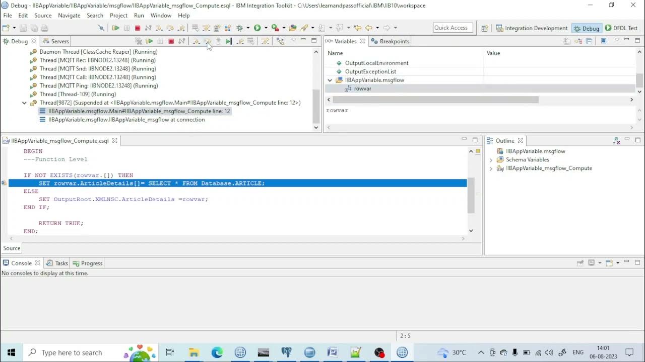 Atomic Block Variable In Esql Ibm Integration Busiibace Iib Esql Ibm Appconnect Youtube